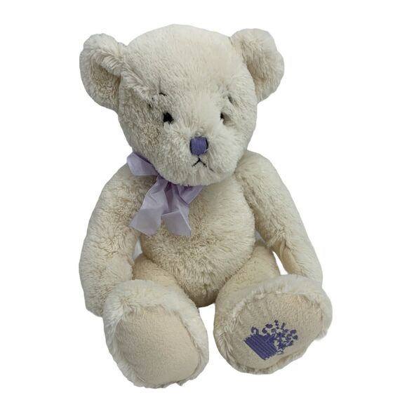 Russ Berrie | Toys | Russ Berrie Anya Teddy Bear Plush Ivory White ...